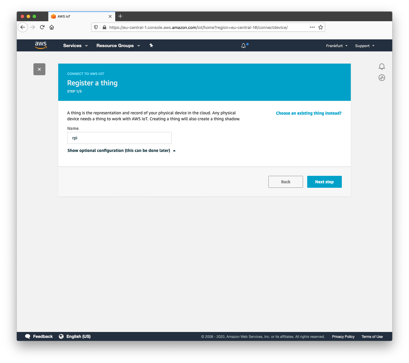 EMnify and AWS IoT Core Integration