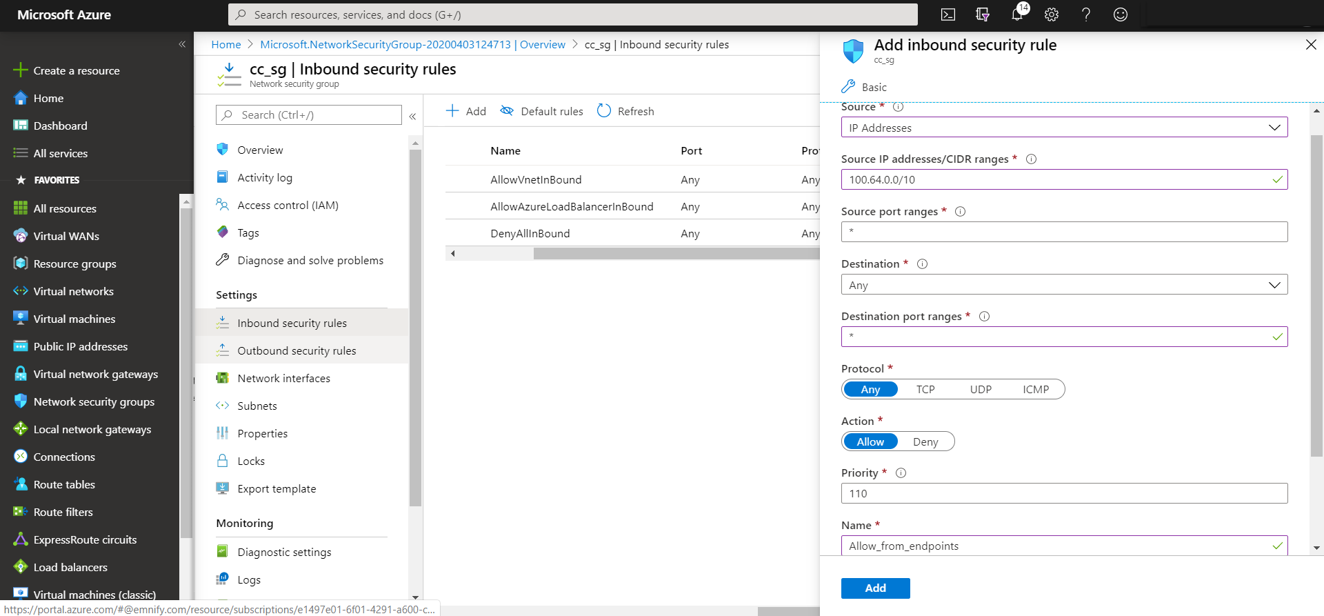 emnify Cloud Connect integration into Azure Gateway | emnify